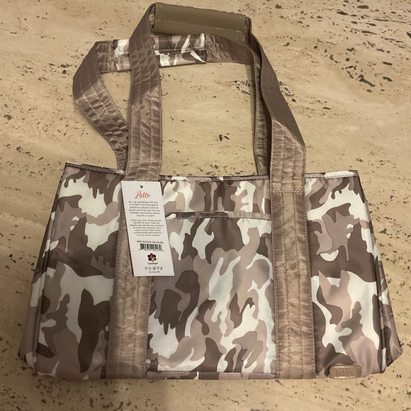 lug | Bags | Lug Classic Rover Mini Tote Bag Camo Sand | Poshmark